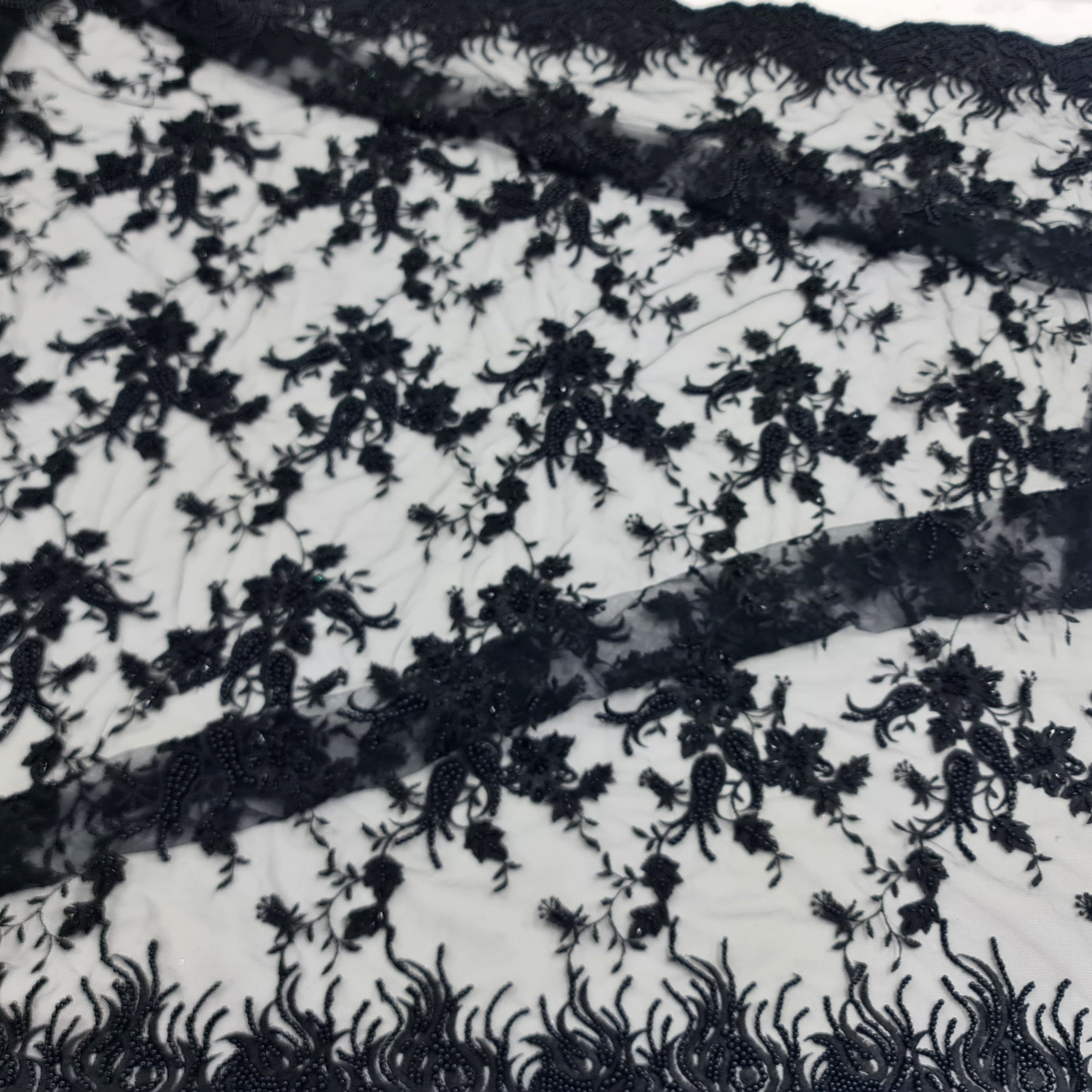 Black Cut Out Lace – Misbaah Stores